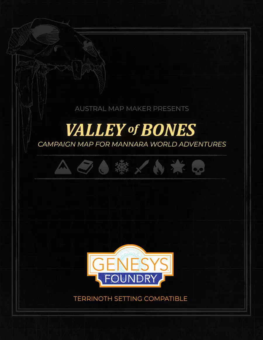 Valley of Bones - Mennara & Realms of Terrinoth RPG Map - EDGE Studio ...