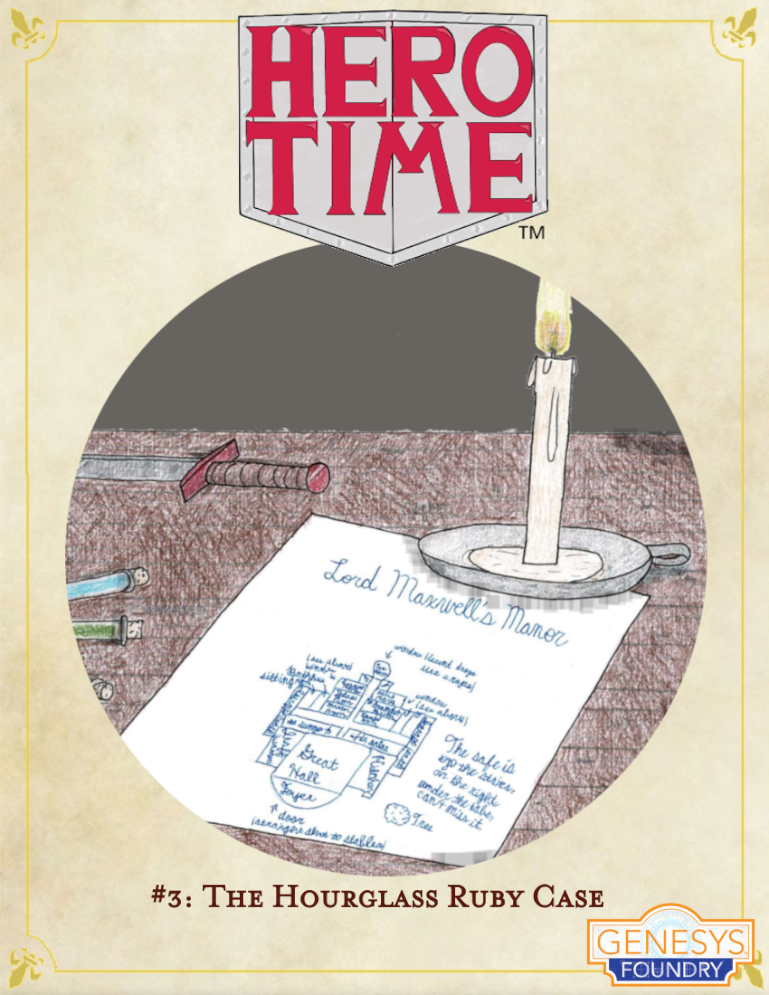 HERO TIME #3: The Hourglass Ruby Case - EDGE Studio | DriveThruRPG