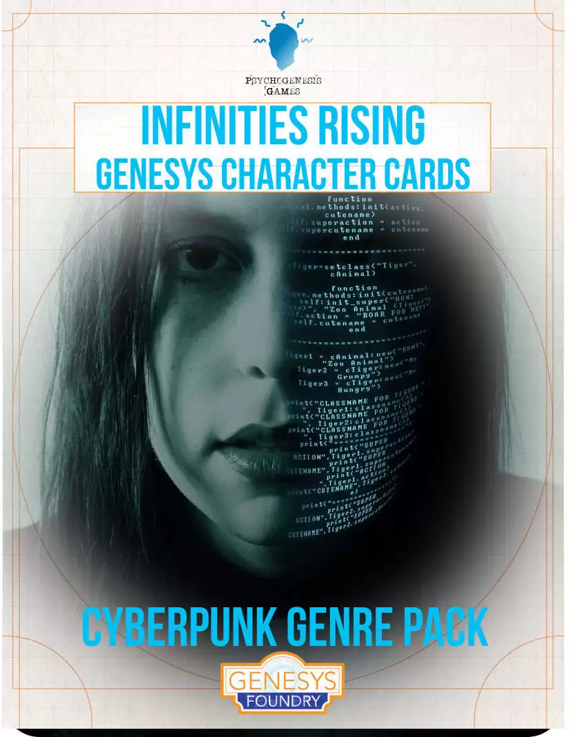 Infinities Rising - Genesys Character Cards - Cyberpunk - EDGE Studio ...