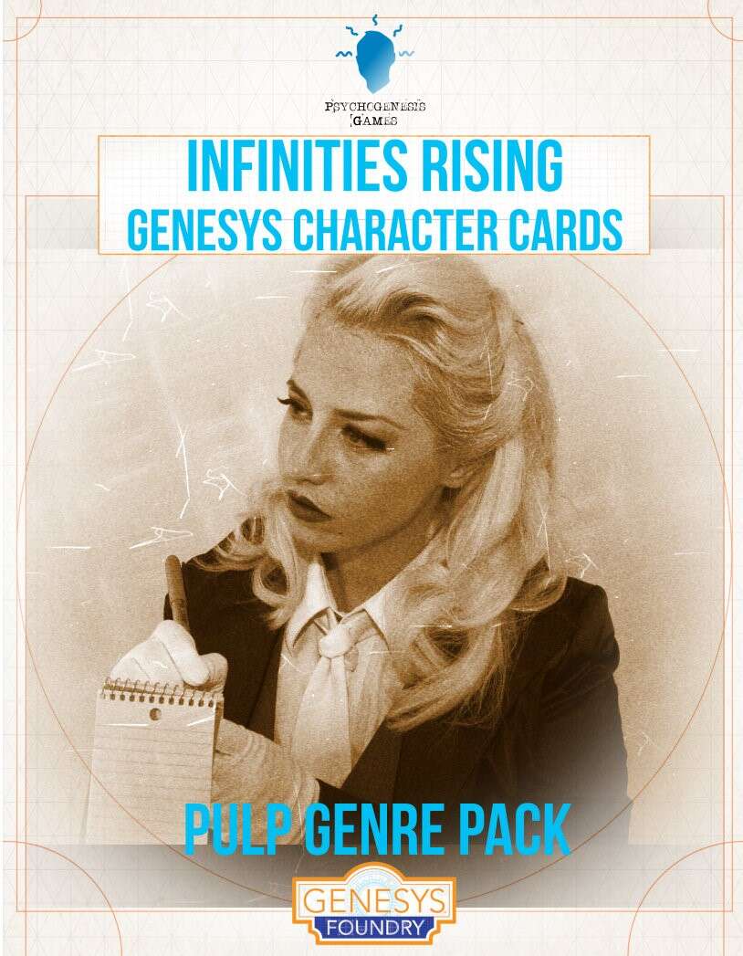 Infinities Rising - Genesys Character Cards - Pulp - EDGE Studio ...
