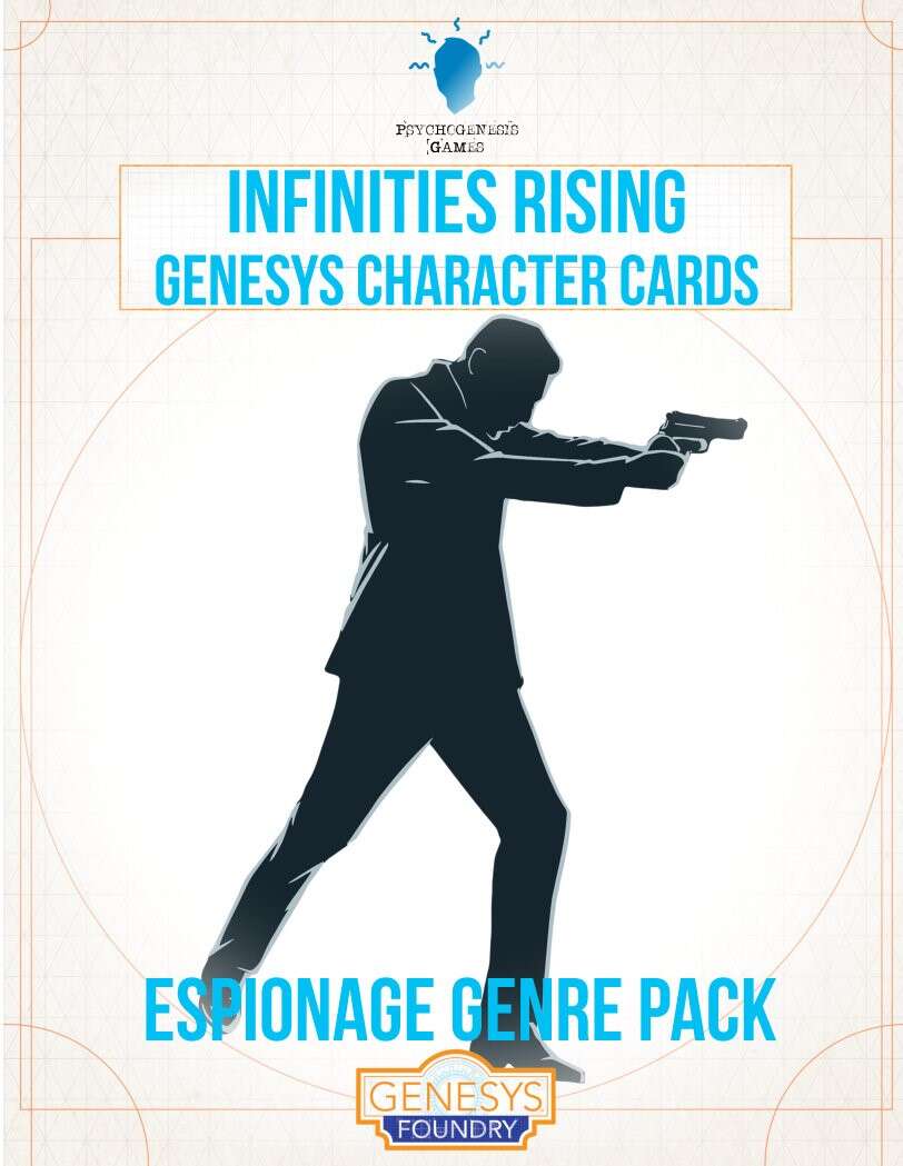 Infinities Rising - Genesys Character Cards - Espionage - EDGE Studio ...