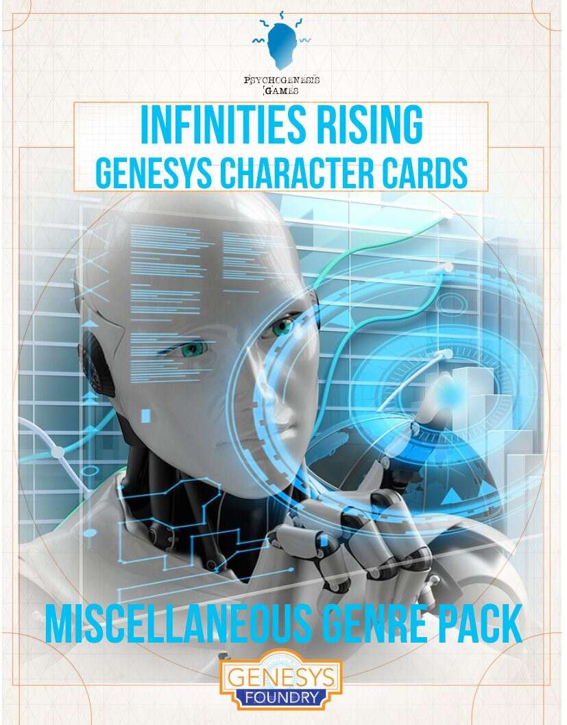 Infinities Rising - Genesys Character Cards - Assorted - EDGE Studio ...