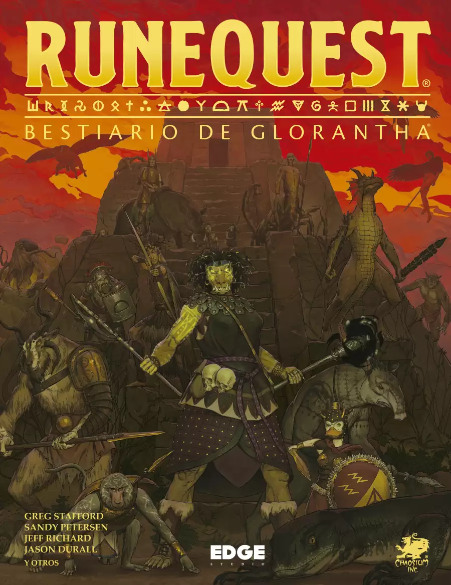 RUNEQUEST - Bestiario de Glorantha - EDGE Studio | DriveThruRPG