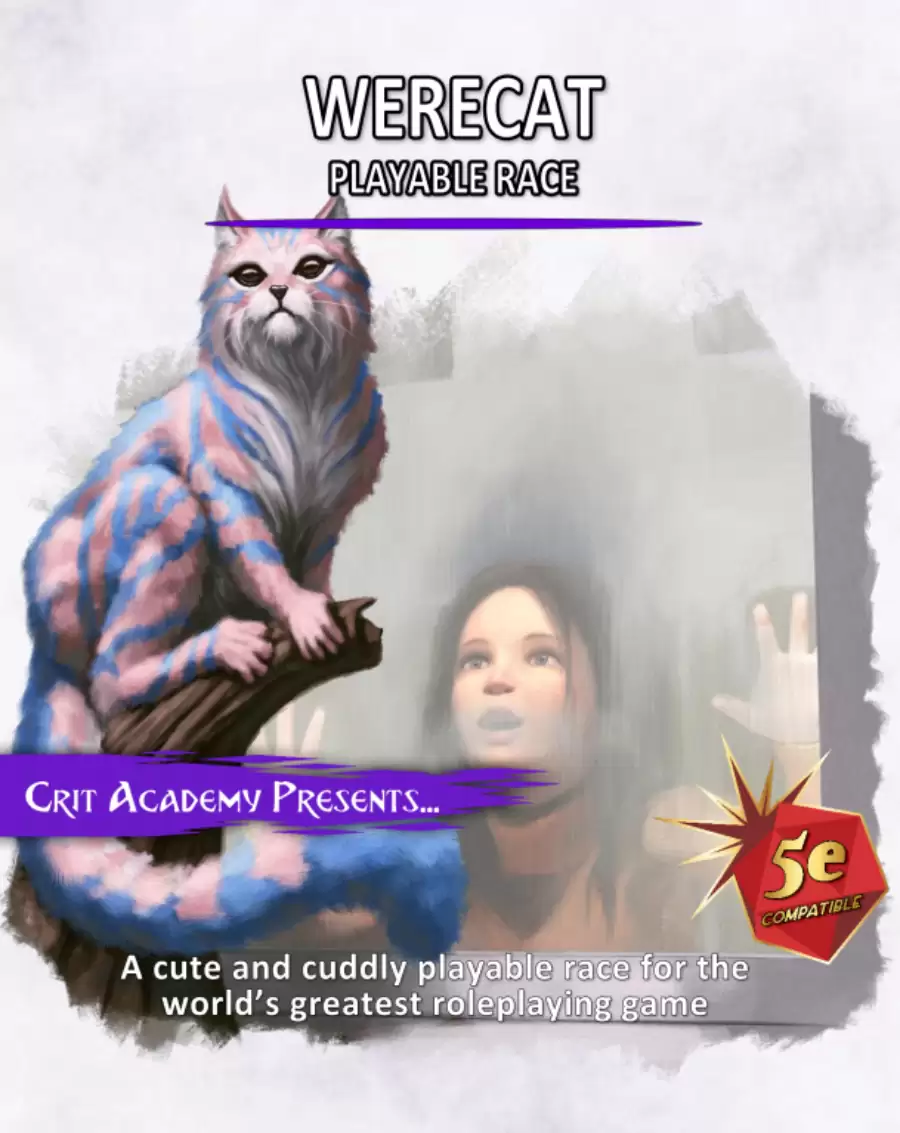 Werecat: Playable Race - Crit Academy | DriveThruRPG