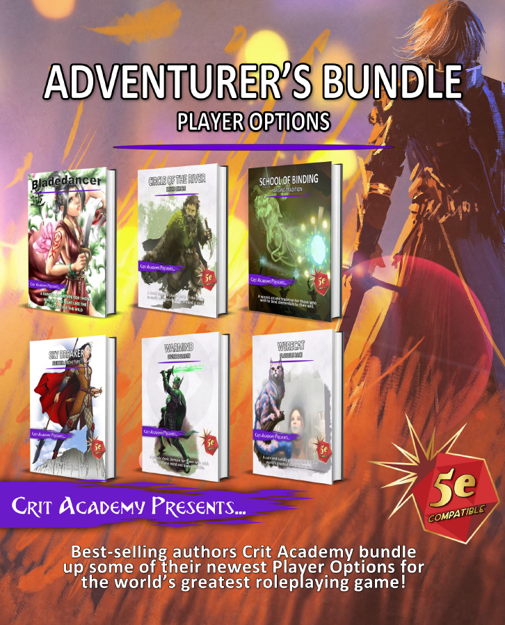Adventurer's Bundle: Player Options - Crit Academy | DriveThruRPG