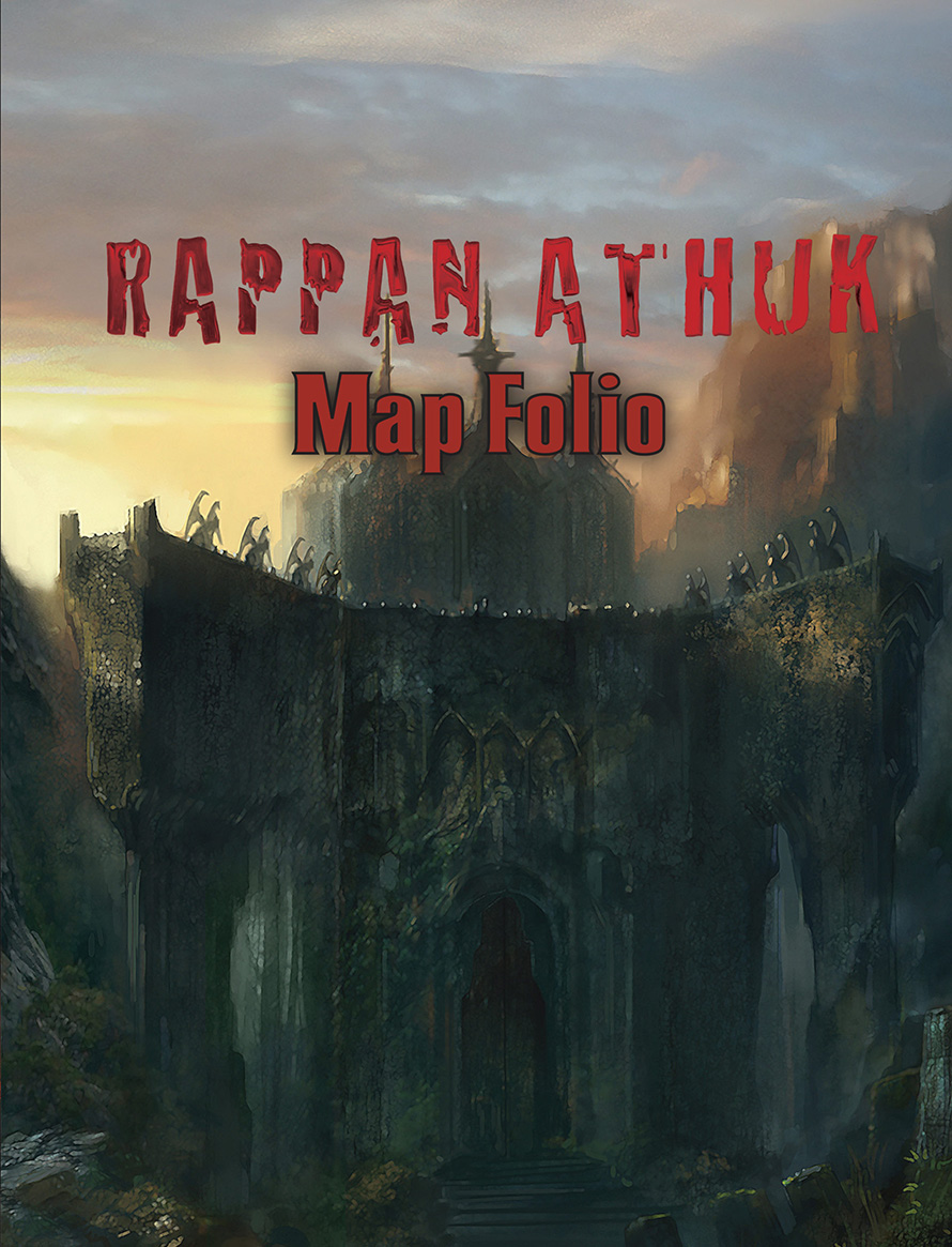 Rappan Athuk Map Folio - Frog God Games | FGG System Neutral | The Lost ...