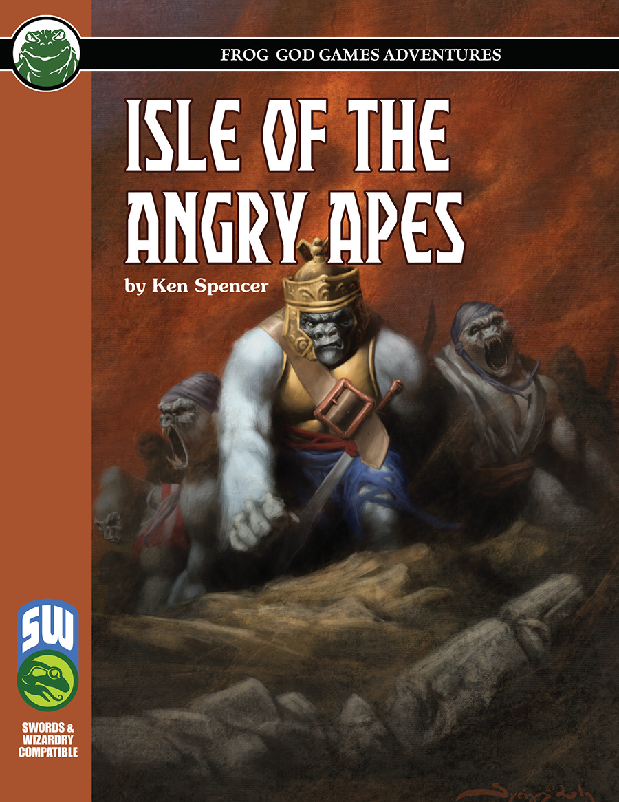 Isle of the Angry Apes (Swords and Wizardry) - Frog God Games ...