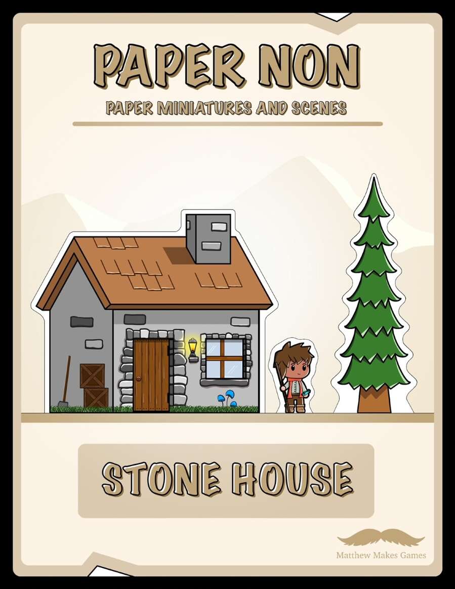 Stone House Paper Kit - Matthew Makes Games | DriveThruRPG