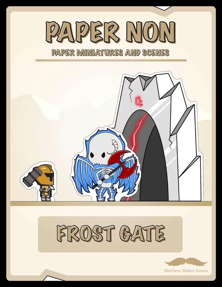 Frost Gate Paper Kit - Matthew Makes Games | DriveThruRPG