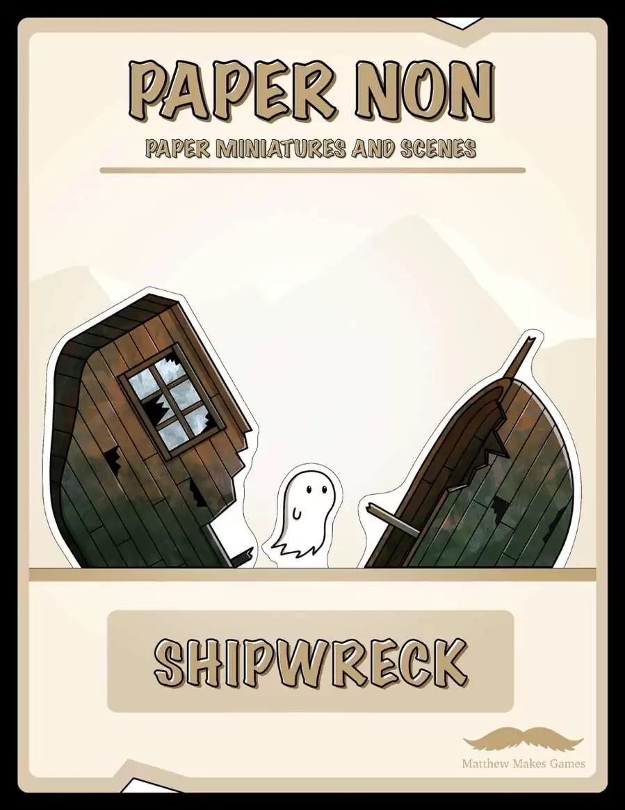 Shipwreck Paper Kit - Matthew Makes Games | DriveThruRPG