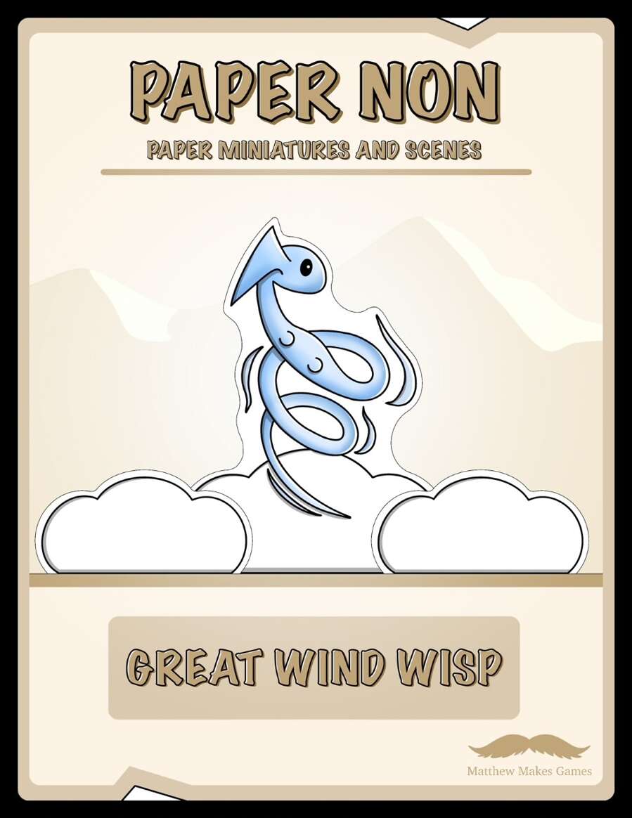 Great Wind Wisp Paper Kit - Matthew Makes Games | DriveThruRPG
