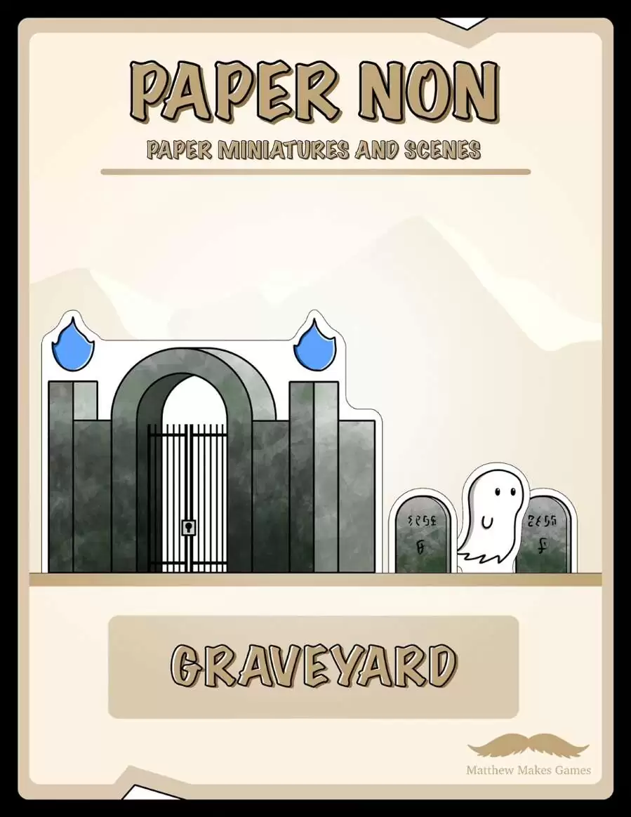 Graveyard Paper Kit - Matthew Makes Games | DriveThruRPG