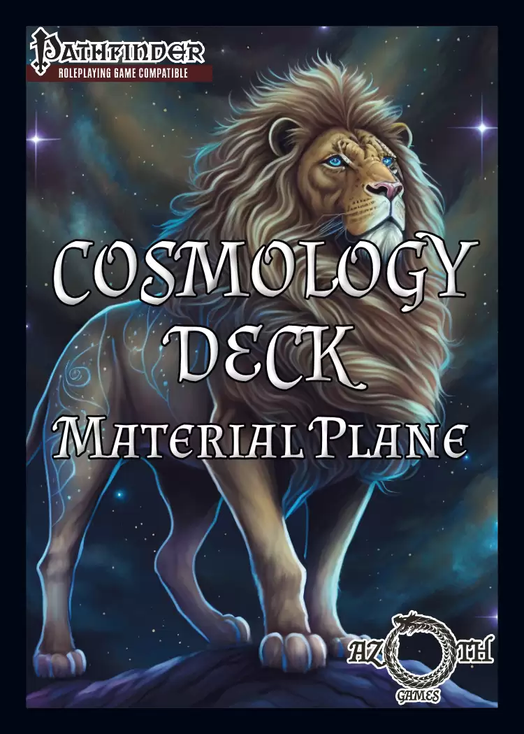 Cosmology Deck: Material Plane - Azoth Games | Cosmology Decks ...
