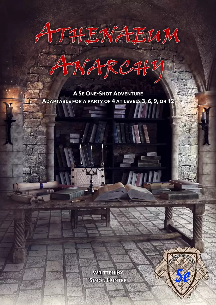 Athenaeum Anarchy (5e) - Simon Hunter | DriveThruRPG
