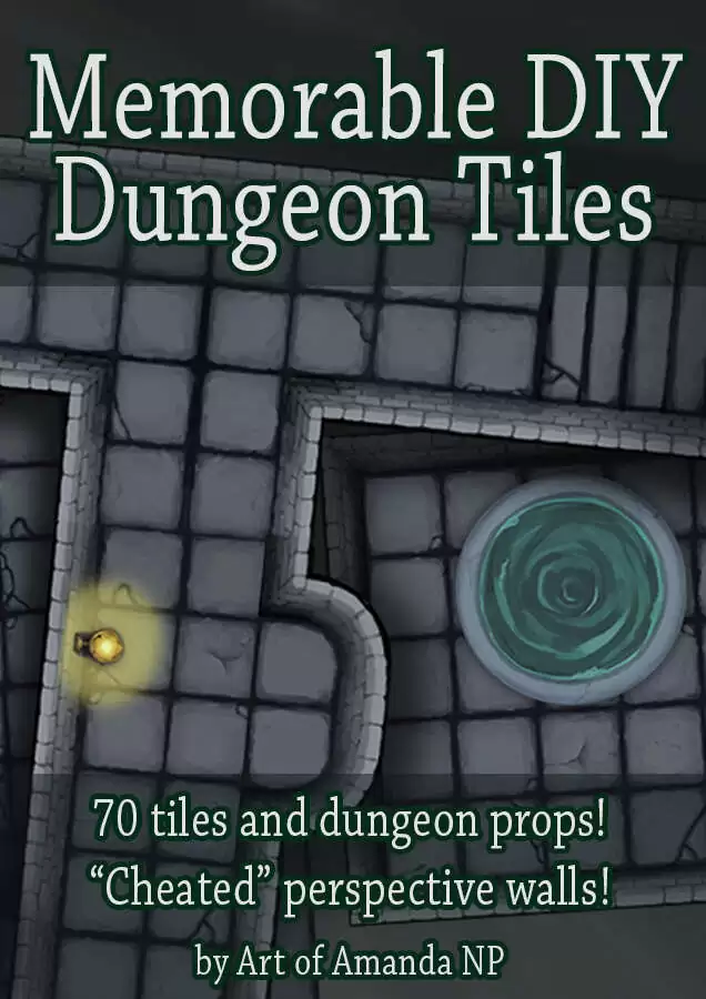 Memorable DIY Dungeon Tiles - Art of Amanda NP | DriveThruRPG