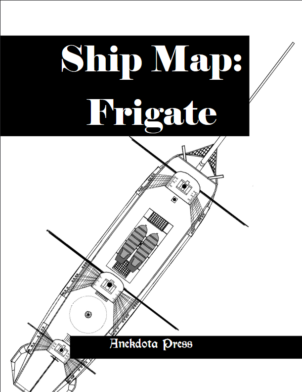 Ship Map: Frigate - Anekdota Press | DriveThruRPG