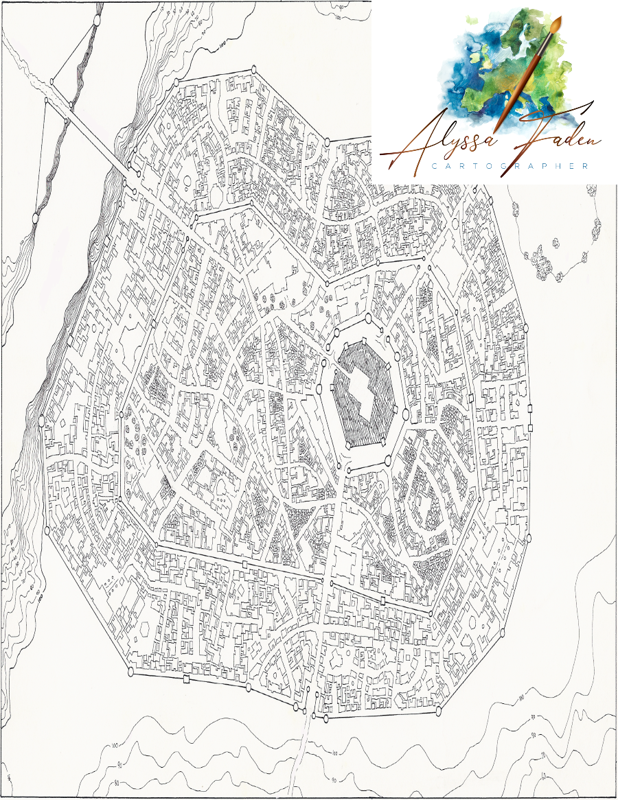 Rayley (Black & White) - Alyssa Faden | City Maps | DriveThruRPG