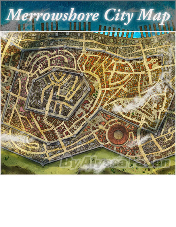 Merrowshore (Black & White) - Alyssa Faden | Town & Village Maps ...