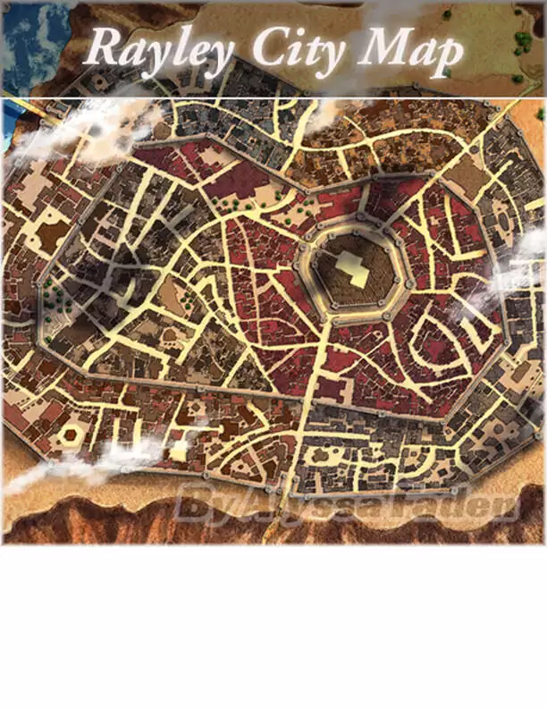 Rayley (Color) - Alyssa Faden | Town & Village Maps | DriveThruRPG