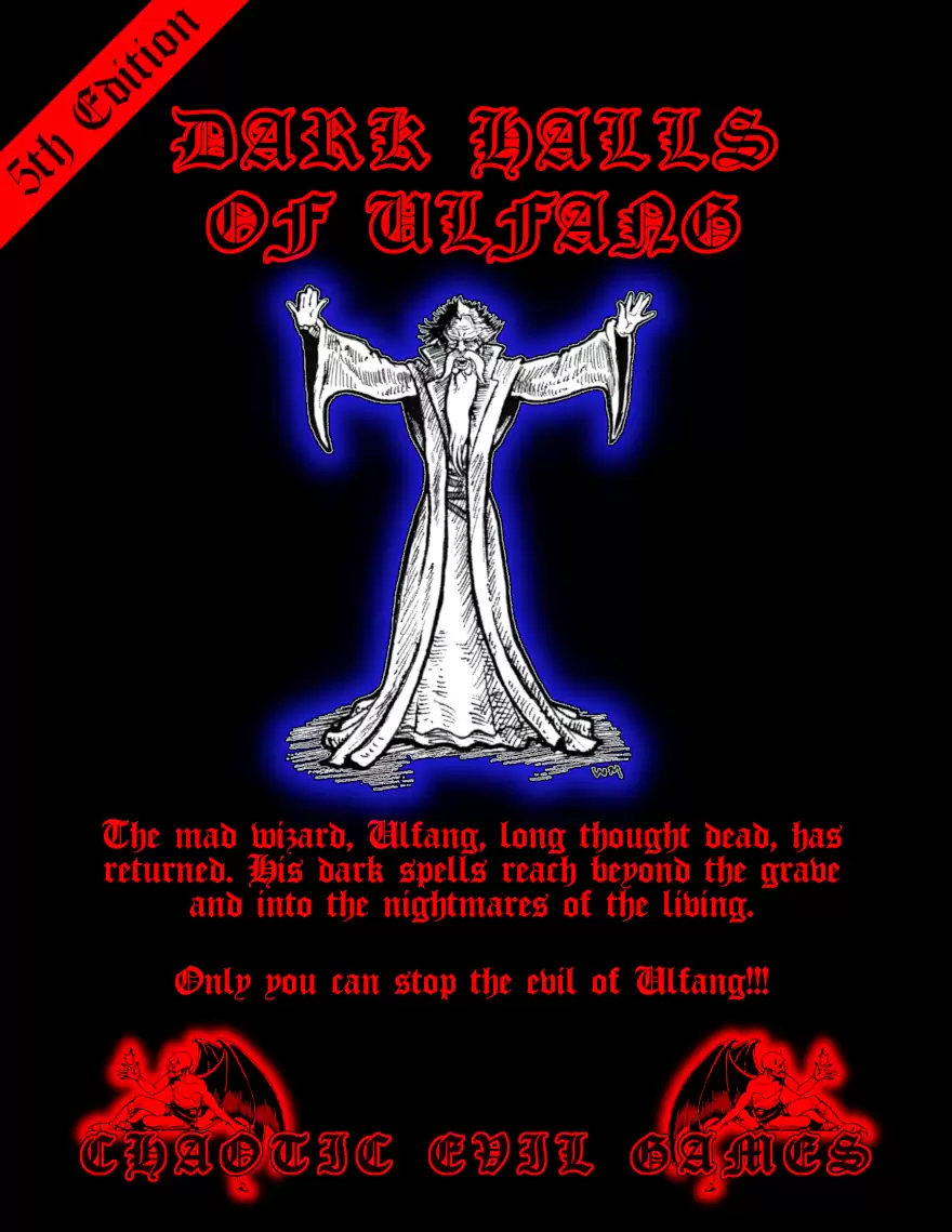 Dark Halls of Ulfang the Black - Chaotic Evil Games | DriveThruRPG