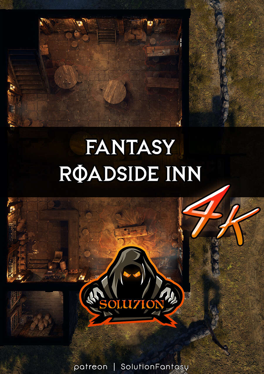 Roadside Rural Inn UHD 4k - Animated Fantasy Battle Map - S0LU7I0N ...