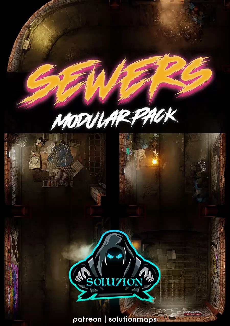 Modular Animated Sewers Pack [VTT Edition] - Industrial Cyberpunk ...