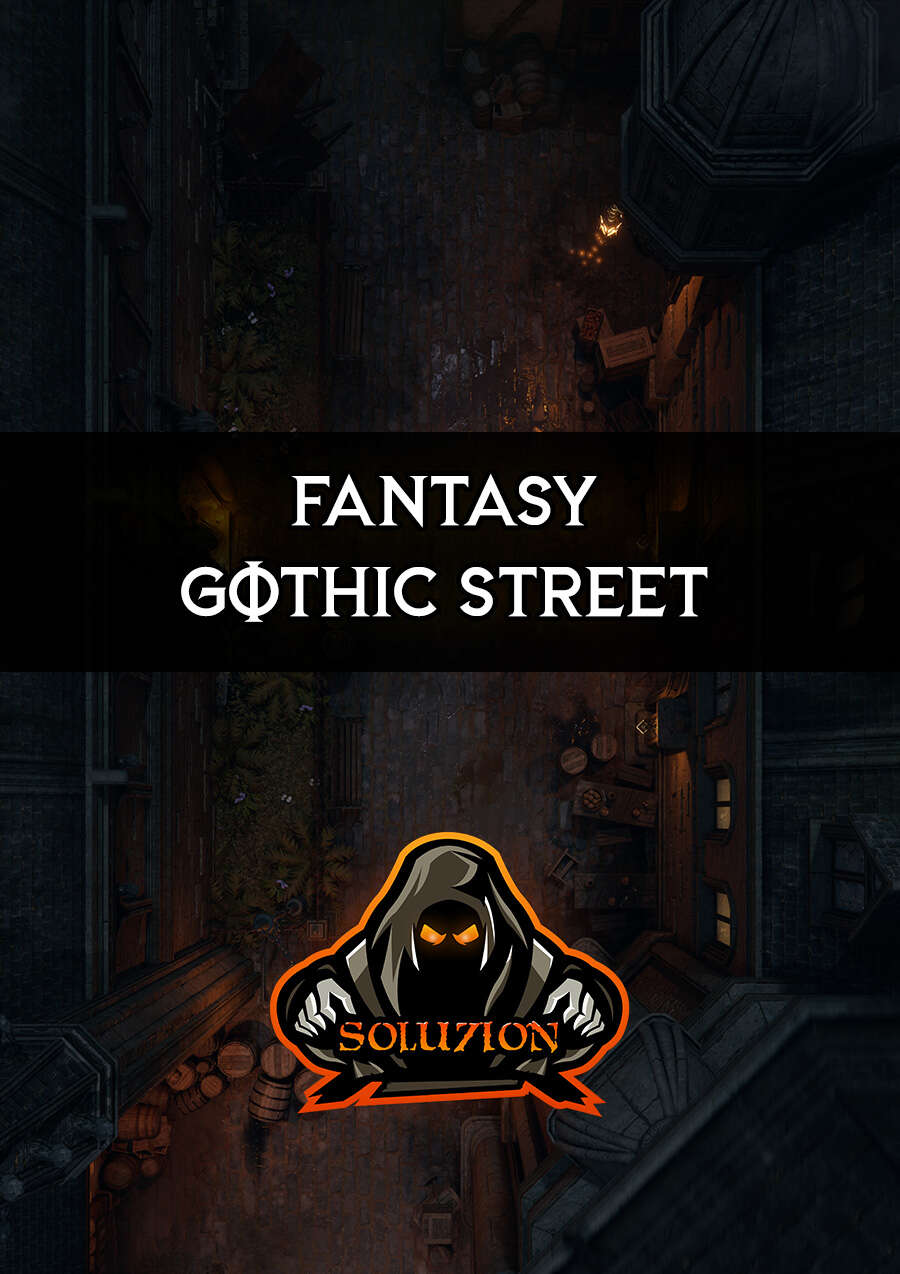 Gothic City Street HD 1080p - Animated Fantasy Battle Map ...