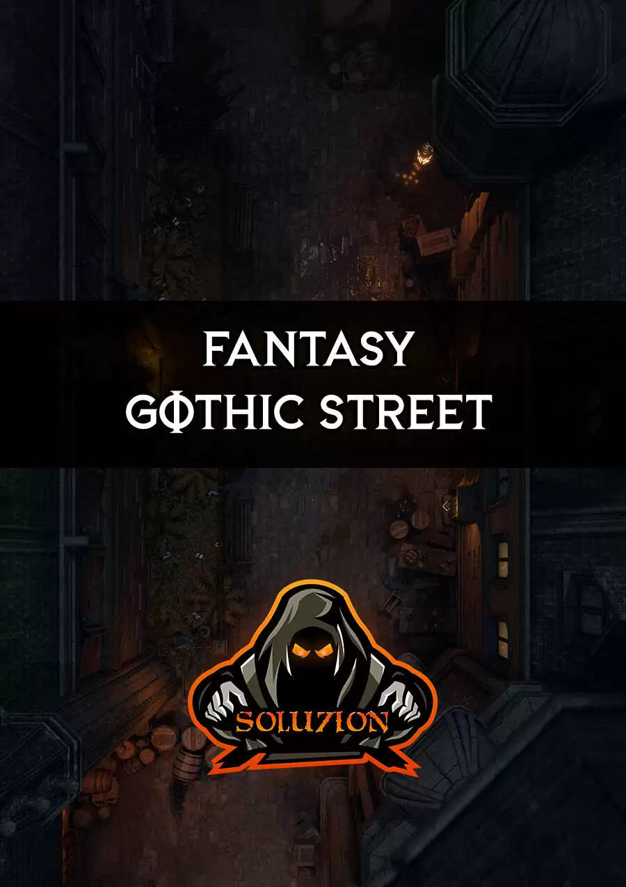 Gothic City Street HD 1080p - Animated Fantasy Battle Map ...