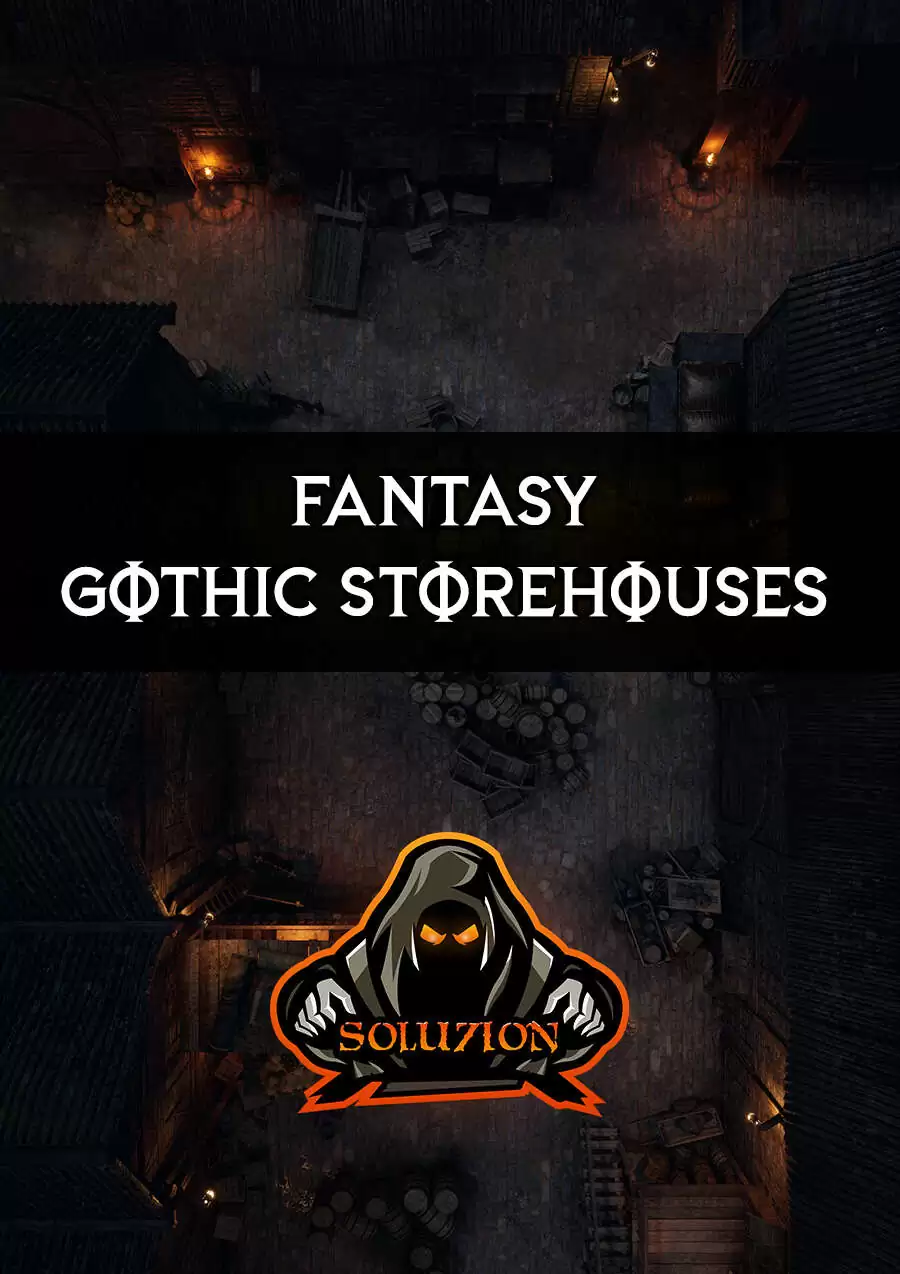 Gothic City Storehouses HD 1080p - Animated Fantasy Battle Map ...