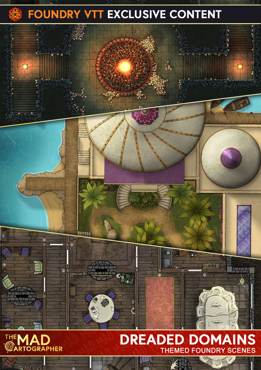 The MAD Cartographer - Dreaded Domains : Foundry VTT License - The MAD ...