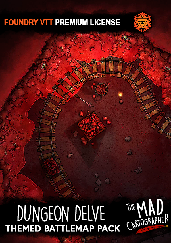 The MAD Cartographer - Dungeon Delve : Foundry VTT License - The MAD ...