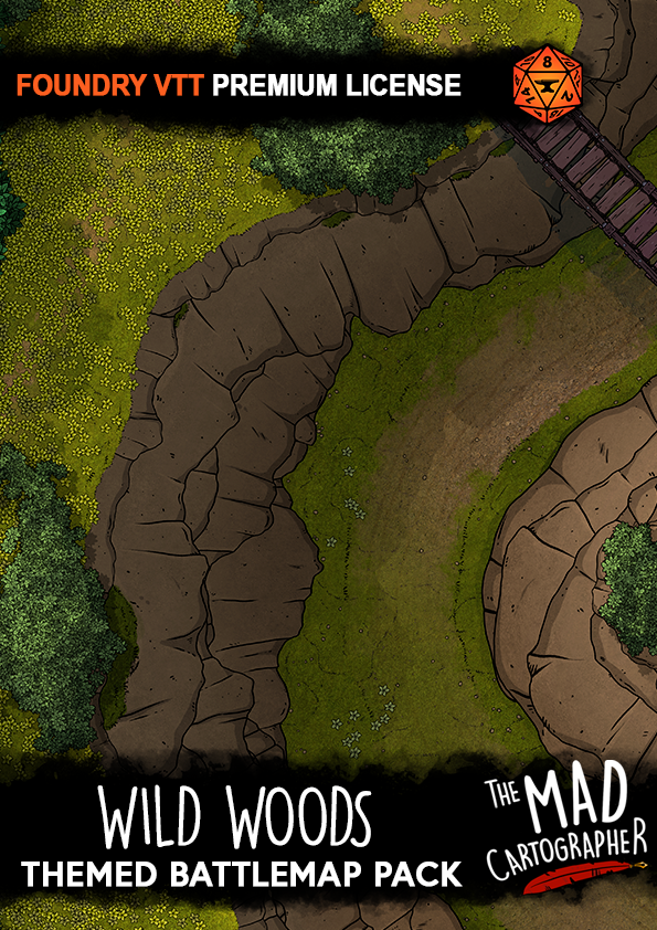 The MAD Cartographer - Wild Woods : Foundry VTT License - The MAD ...