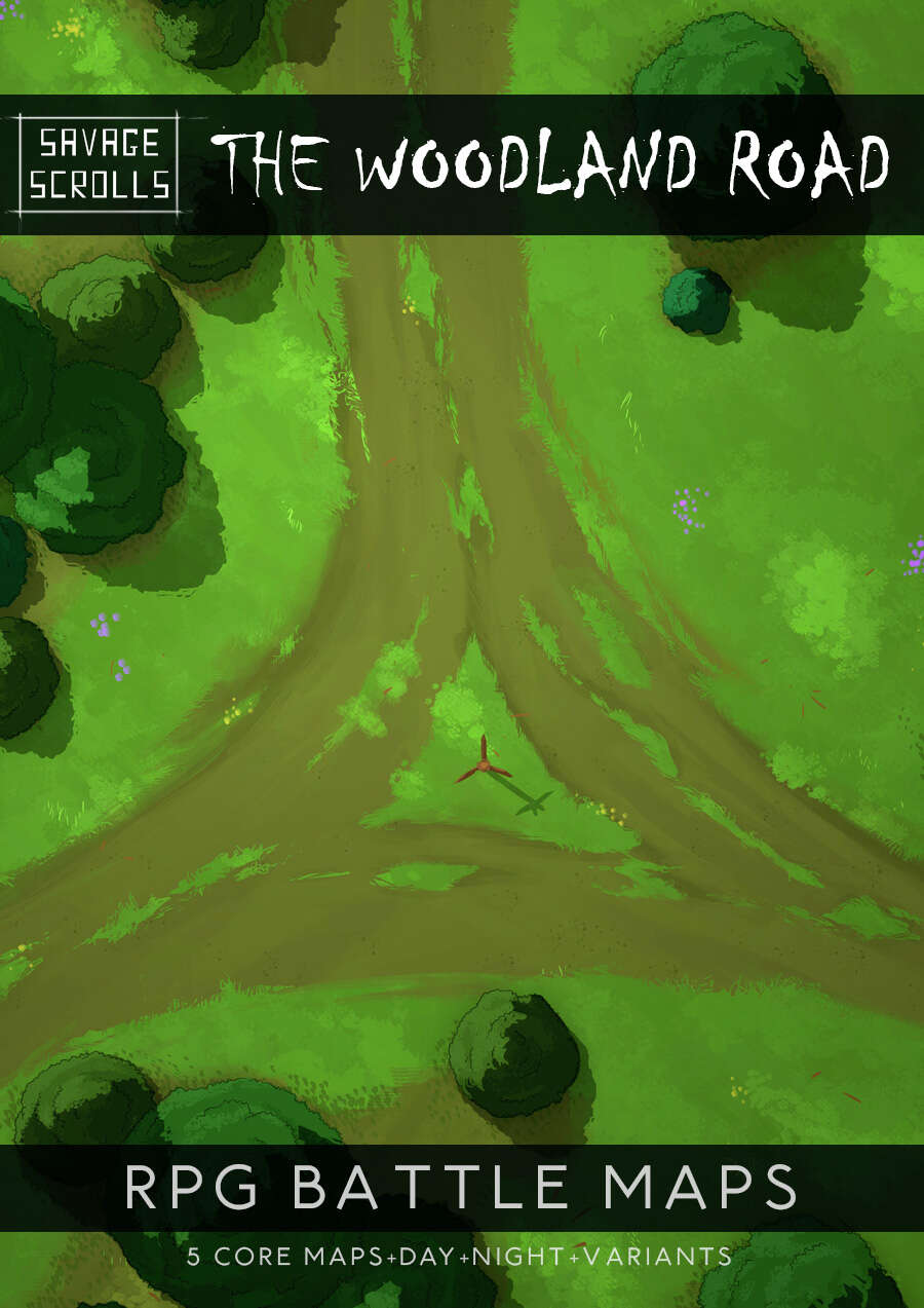 The Woodland Road - Savage Scrolls | DriveThruRPG