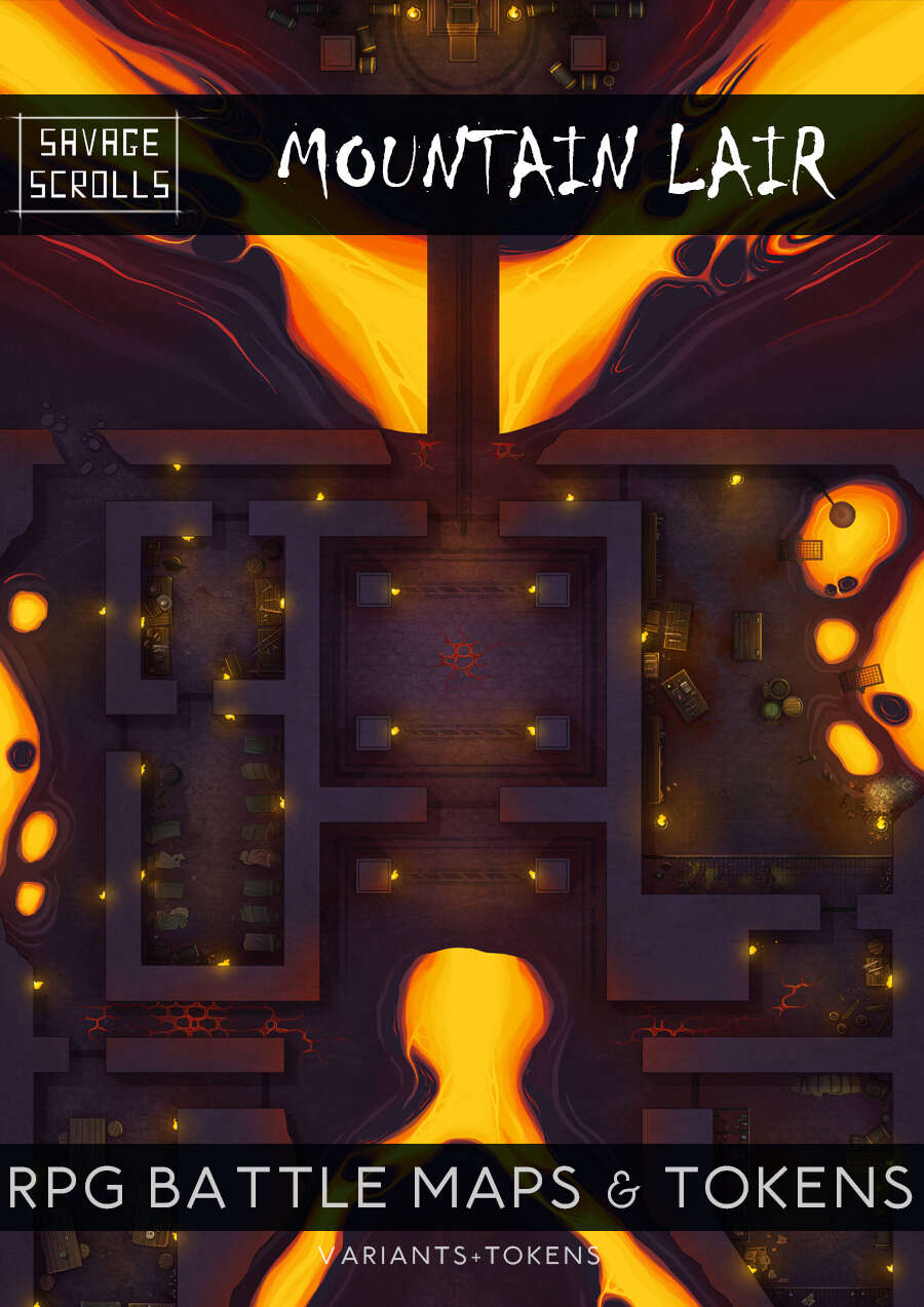 Mountain Lair - Savage Scrolls | DriveThruRPG
