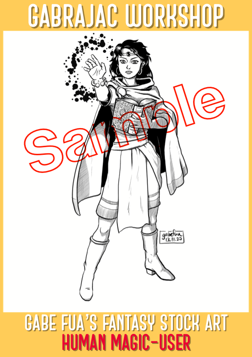 Fantasy Stockart - Human Magic-user - Palabok Press | Gabe’s Fantasy ...