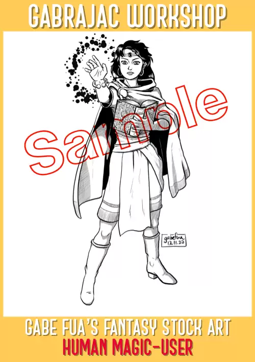 Fantasy Stockart - Human Magic-user - Palabok Press | Gabe’s Fantasy ...