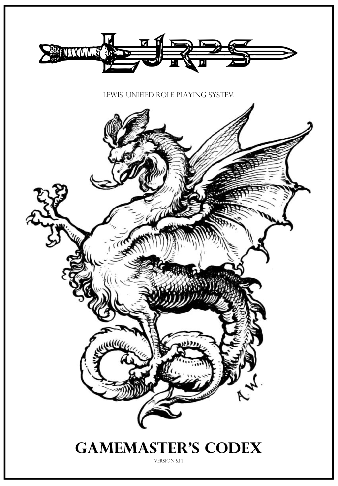 LURPS GameMaster Codex - mucker71 | DriveThruRPG