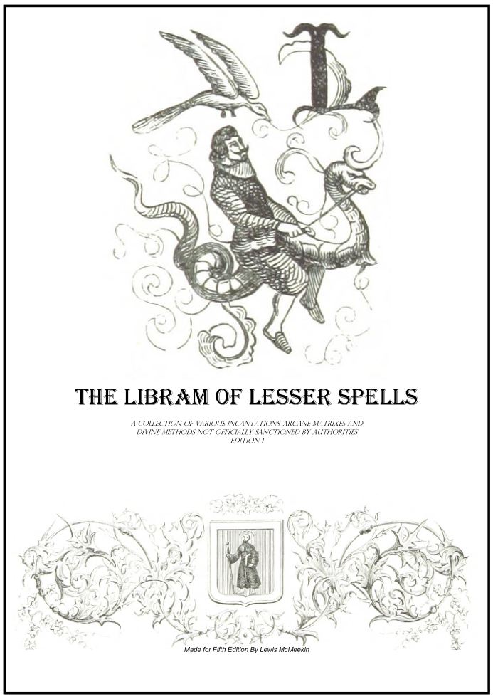 The Libram of Lesser Spells - mucker71 | DriveThruRPG