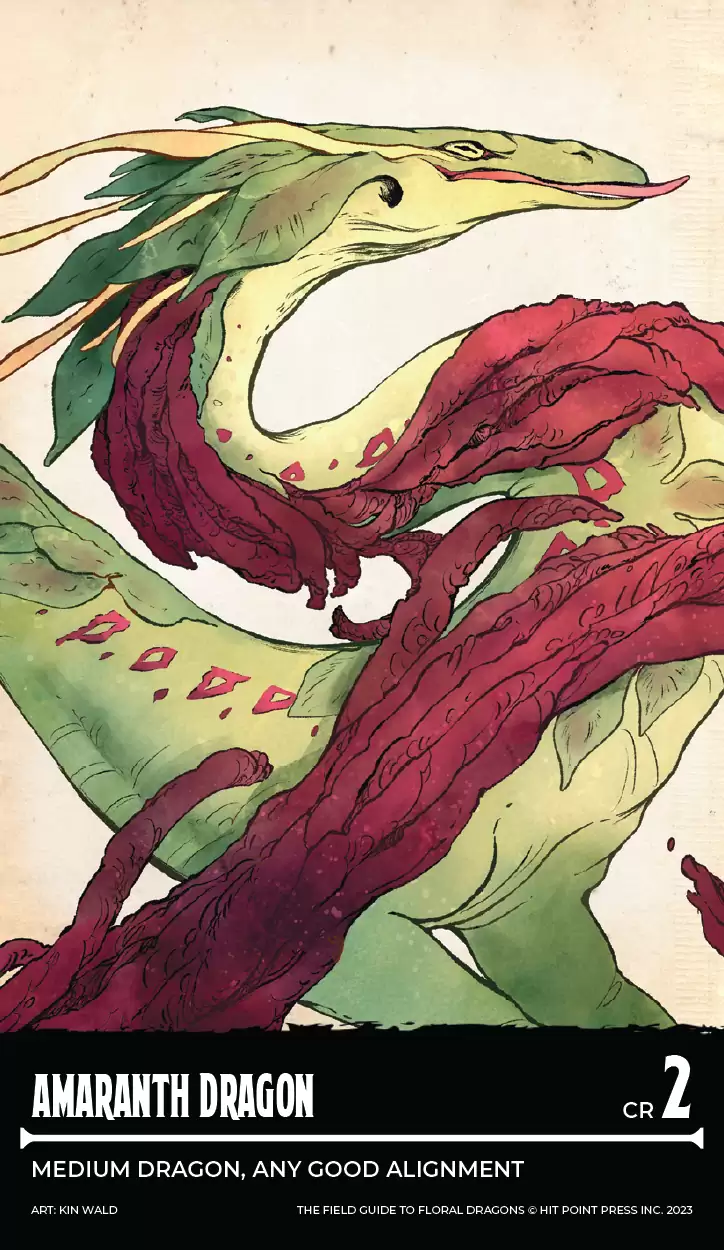 Field Guide to Floral Dragons: Book One (Reference Cards) - Hit Point ...