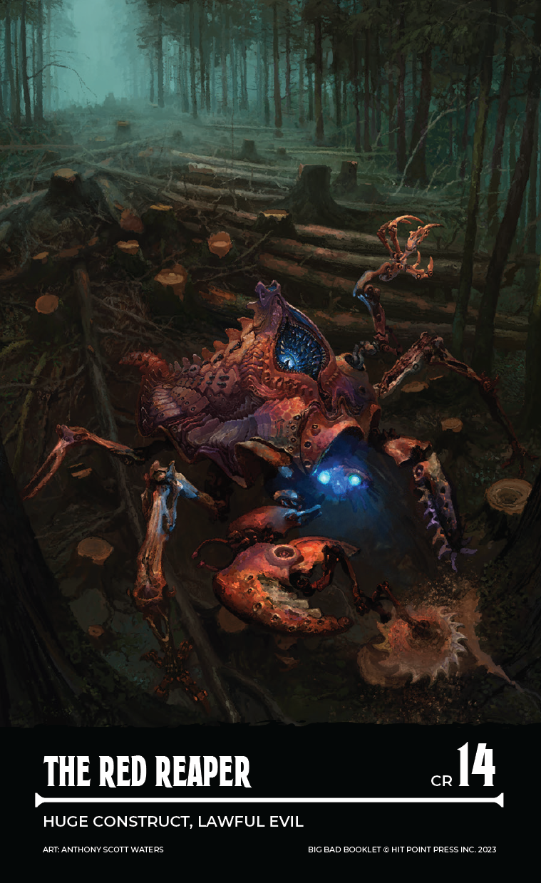 Big Bads 048 The Red Reaper (Reference Cards) - Hit Point Press ...