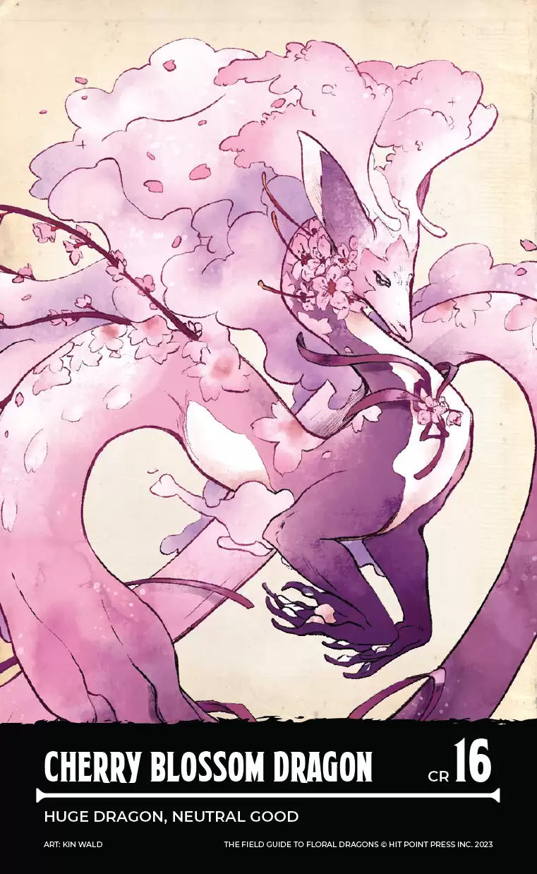 Field Guide to Floral Dragons: Book Three (Reference Cards) - Hit Point ...