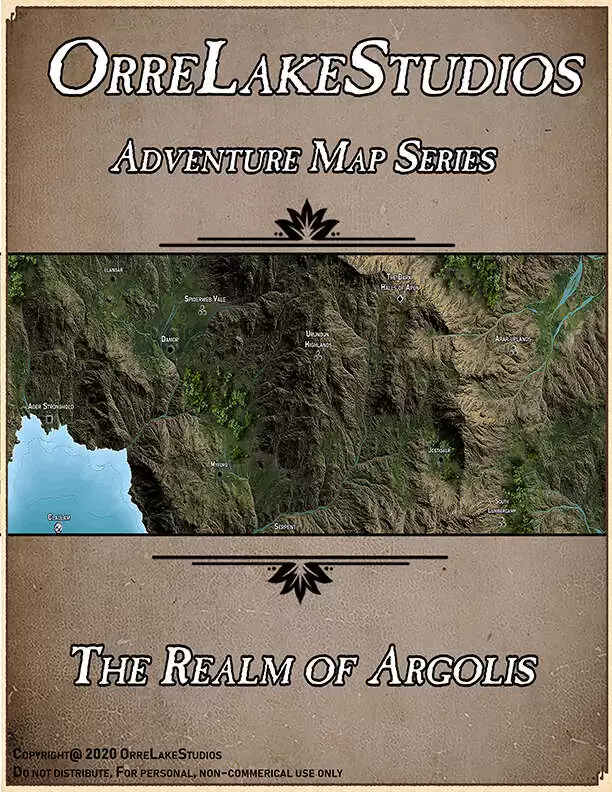 OrrelakeStudios Adventure Map Series - The Realm of Argolis ...