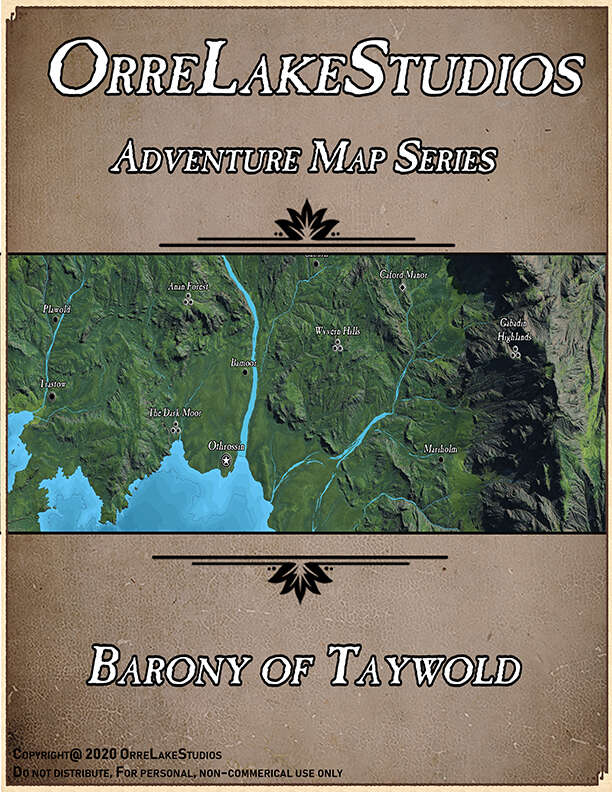 OrrelakeStudios Adventure Map Series - The Barony of Taywold ...
