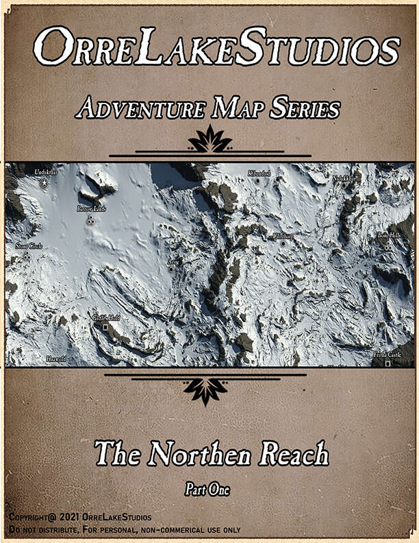 OrrelakeStudios Adventure Map Series - The Northern Reach Part 1 ...
