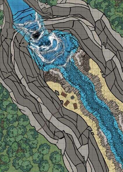 The Canyon - Full Map Pack (30x30) - Maps ‘N’ Quests | DriveThruRPG