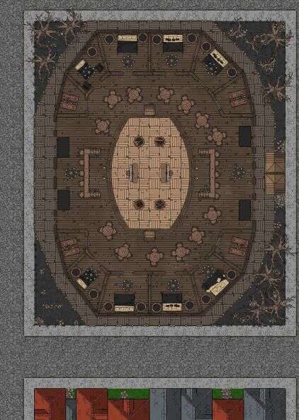 City Tavern - 30x40 Map - Vampires Variant - Maps ‘N’ Quests | DriveThruRPG