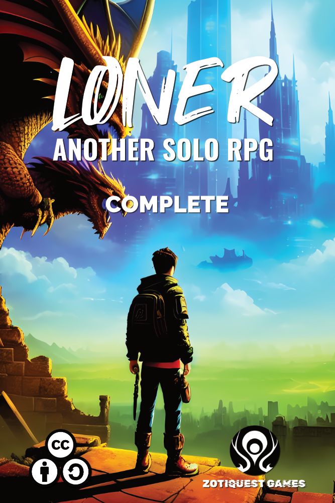 Loner Complete - Zotiquest Games | Loner | DriveThruRPG