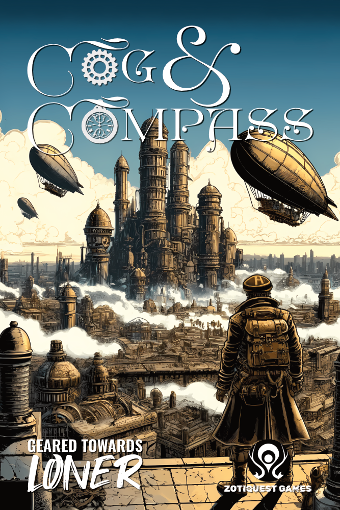 Cog & Compass - Zotiquest Games | Loner | DriveThruRPG