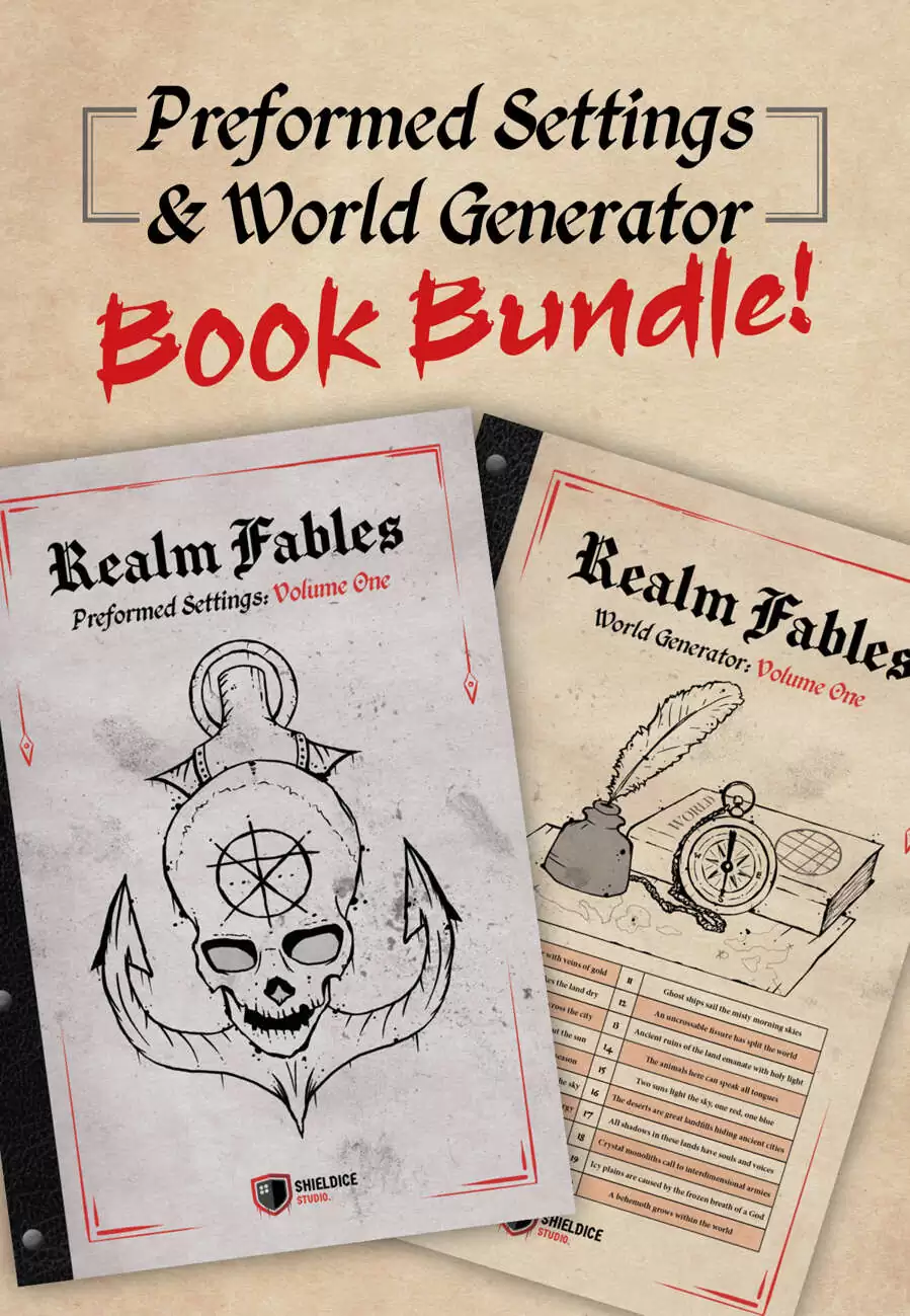 Realm Fables Bundle: Preformed Settings & World Generator - Shieldice Studio | DriveThruRPG