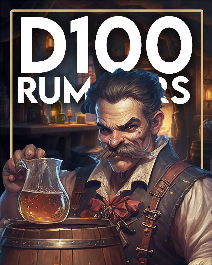 D100 Rumours for Fantasy RPG's - Tabletop Hub | DriveThruRPG